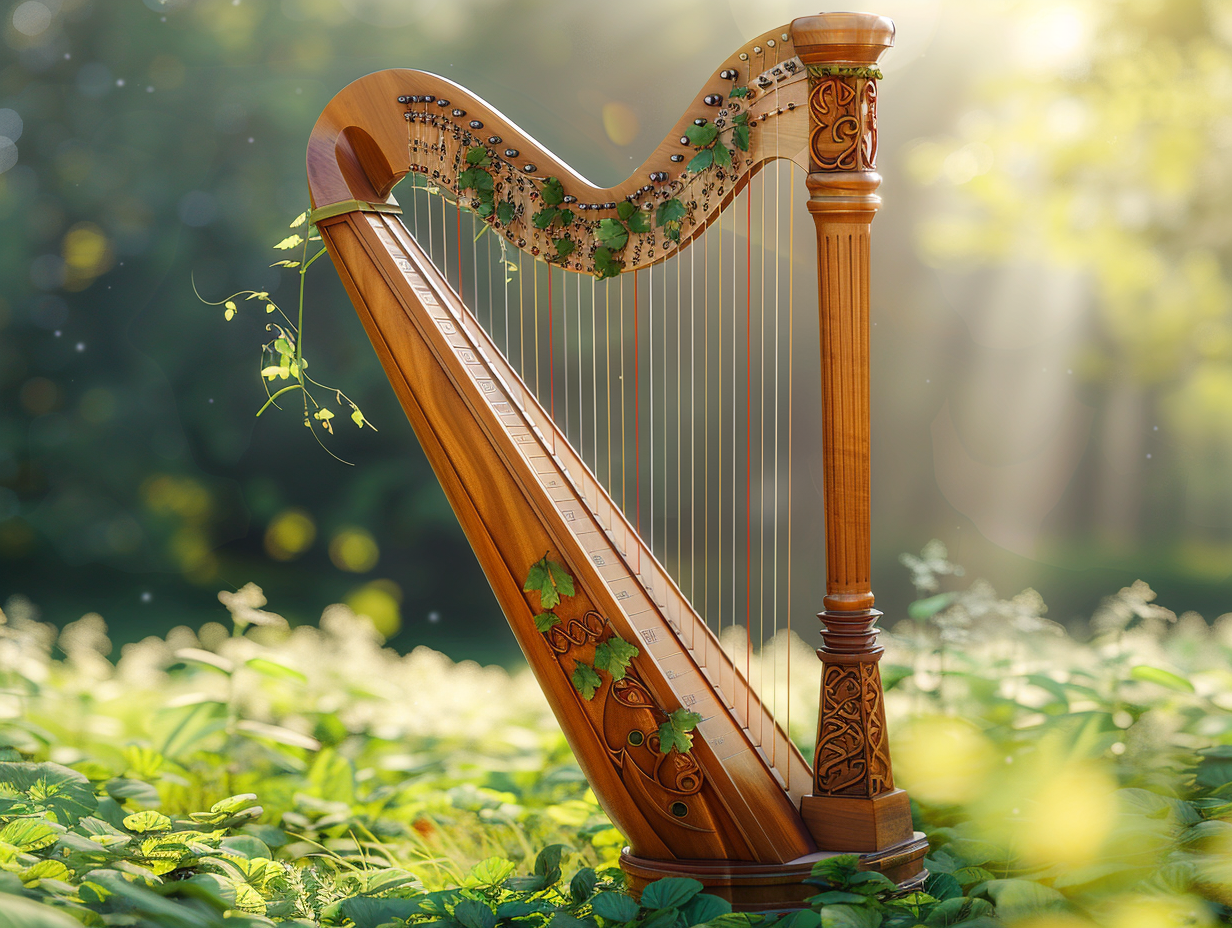 Harpe celtique irlandaise : origines, signification et traditions - Topitop
